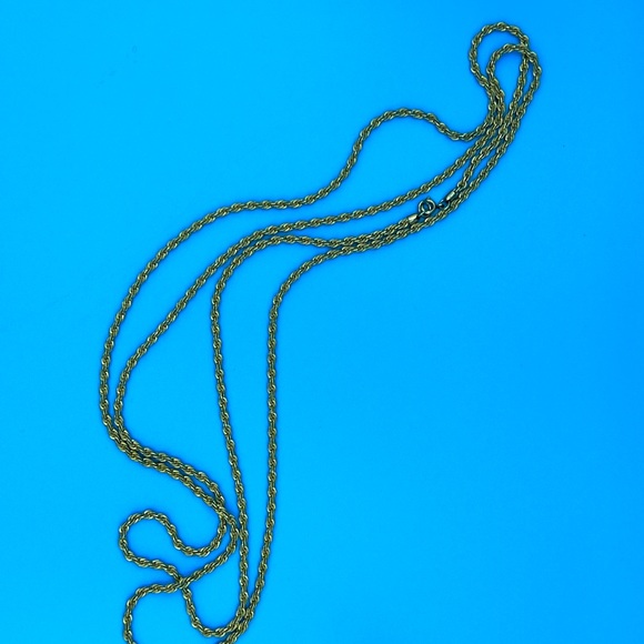 Napier | Jewelry | Vintage Napier Long Rope Gold Chain Necklace | Poshmark